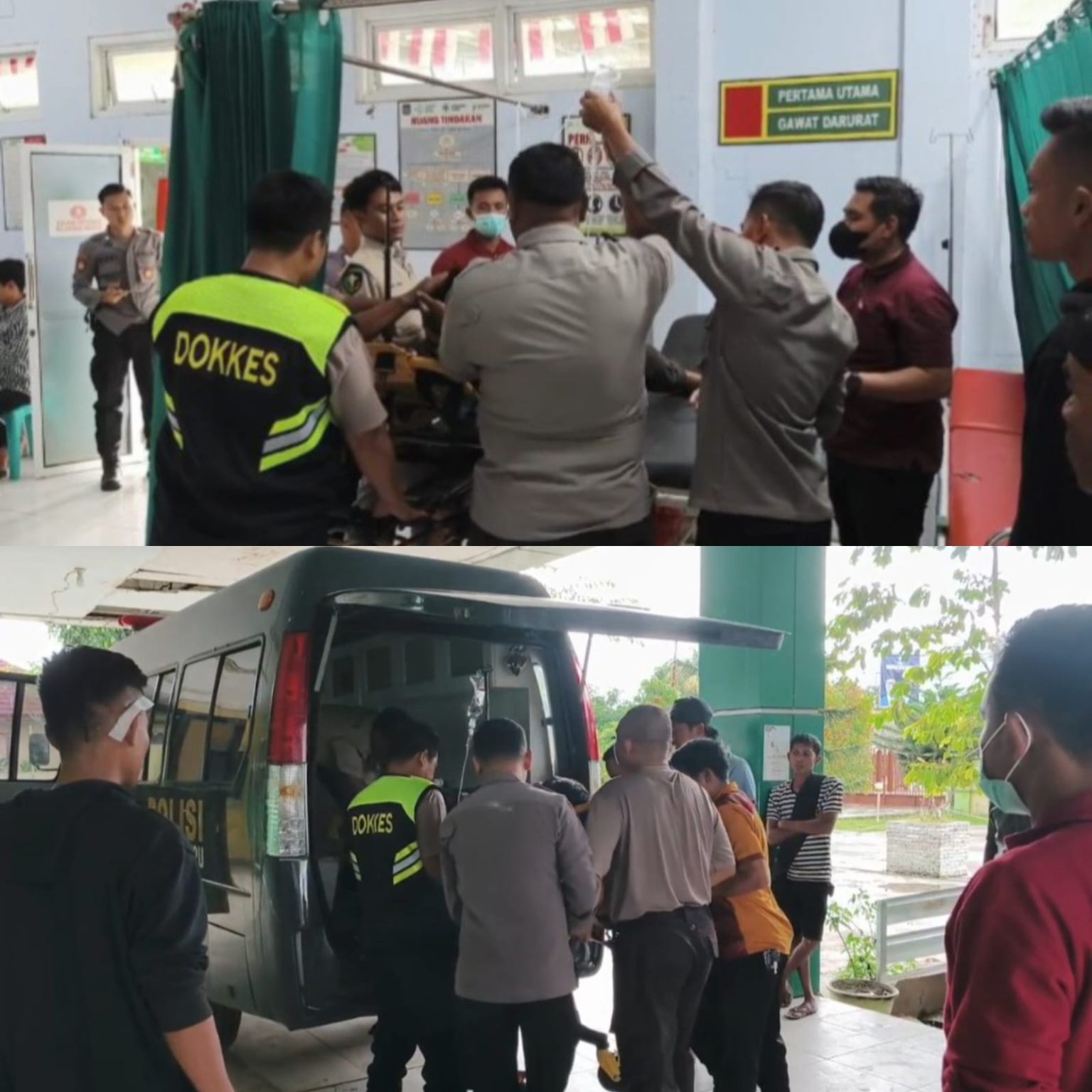 Dua Anggota Dalmas Polres Dompu Dirujuk ke RSUD Dompu Usai Kecelakaan ...